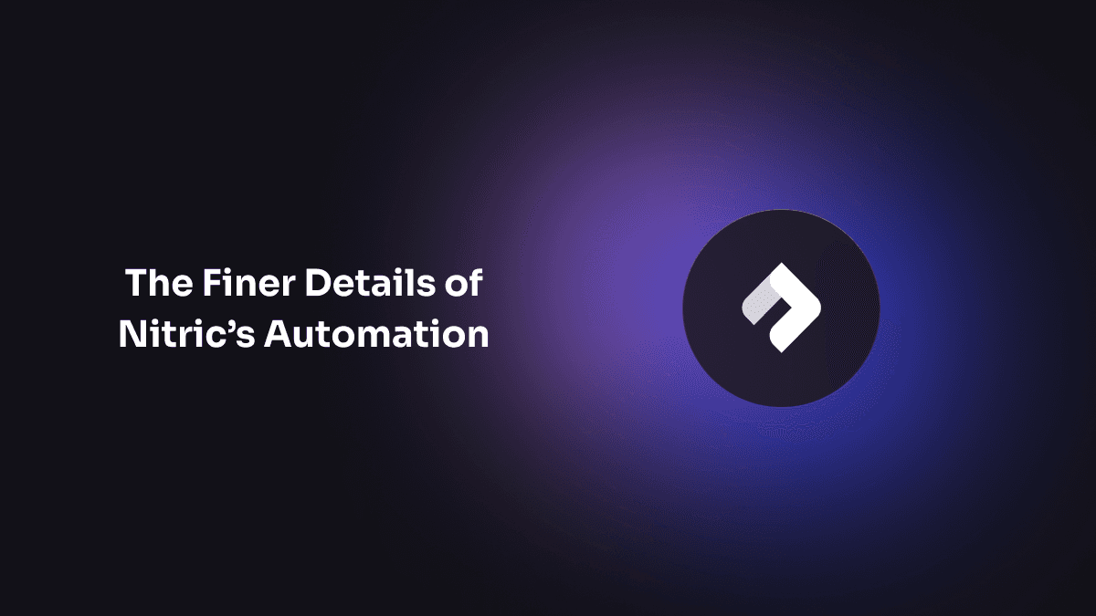 The Finer Details of Nitric’s Automation | Get Infrastructure from Code | Nitric