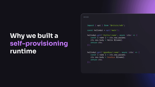 Self-Provisioning Runtimes Streamline DevOps | Get Infrastructure from ...