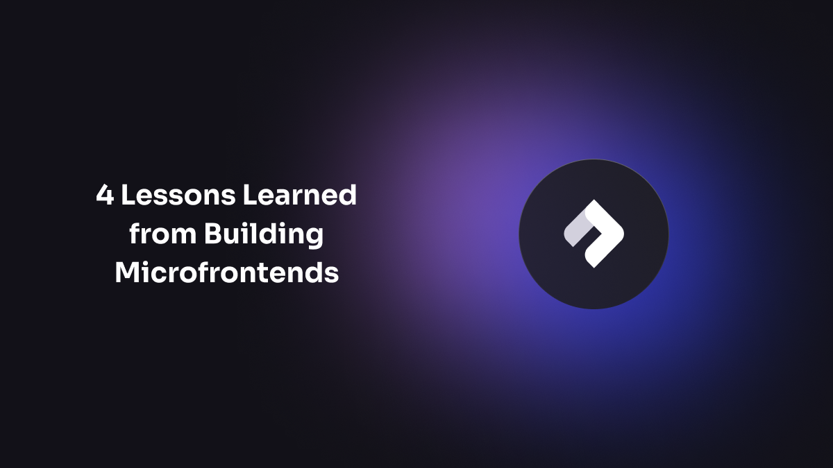 4 Lessons Learned From Building Microfrontends Get Infrastructure From Code Nitric