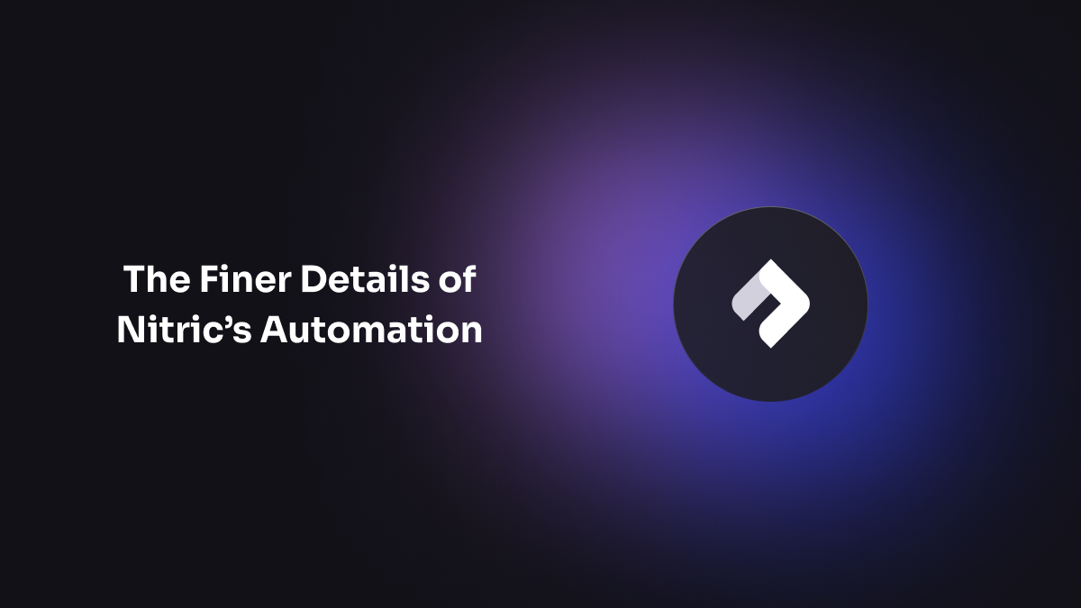 The Finer Details of Nitric’s Automation | Get Infrastructure from Code | Nitric